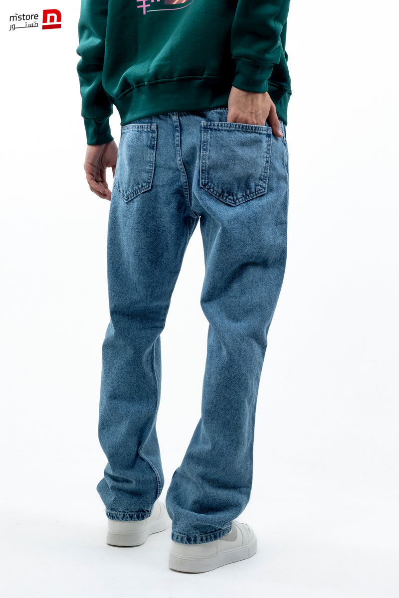 wide leg/print jeans 1 – M'Store